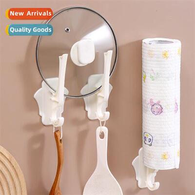 Kchen racks hooks multifunctial lazy rag holder paper towel