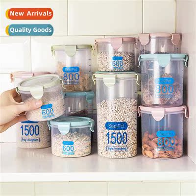 Transparent plastic sealing jars refrigerator preservati jar