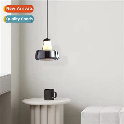 Italian minimalist bedroom bedside chelier Scinavian modern