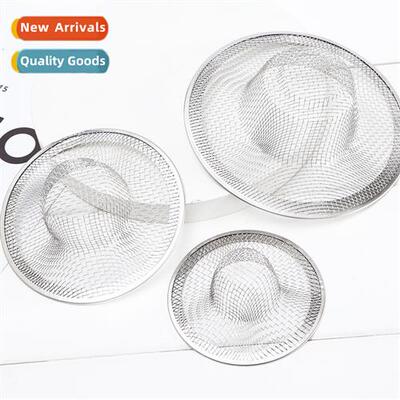 Vegetable sink strainer hat mesh drain stainless steel sewer