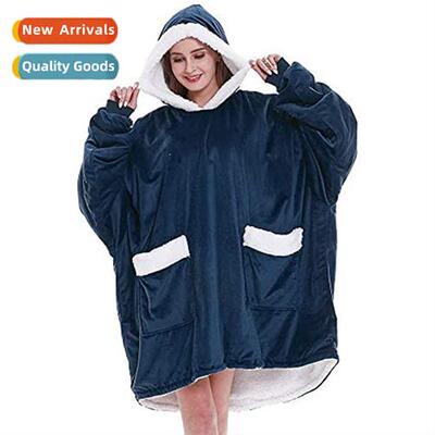 Spring  Autumn shaker fleece thickened lazy sleepwear sa rob