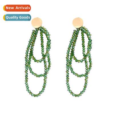 Fashi tassel  earrings 2022 new tide Korean temperament lg e