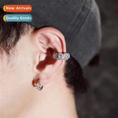 hip-hop generous sugar burst flash whout ear holes earrings