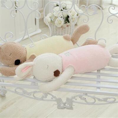 Sugar Bunny Plank Pillow Sleeping Bunny Two Colors Included