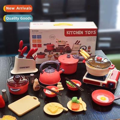 Intelligent electric kchen toys for children play house gas