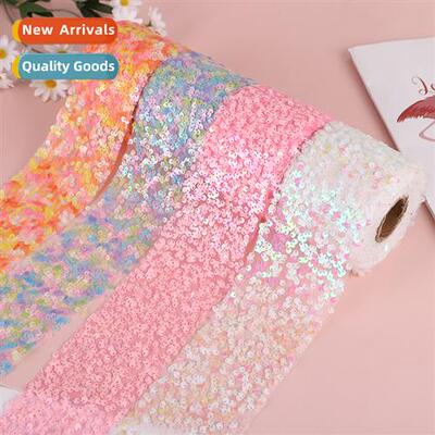 6/ 8cm 10yds Illusi, Oleophobic Sequins Embroidery, Clothing