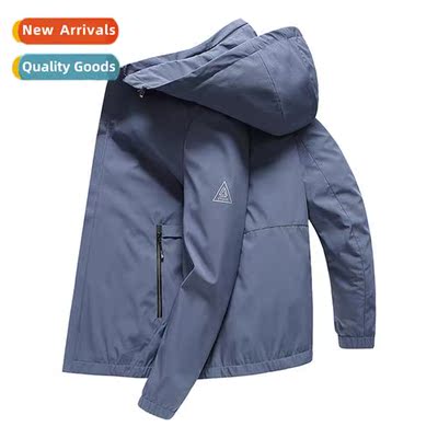 Large jackets mens spring and fall jacket 2023 fall removabl