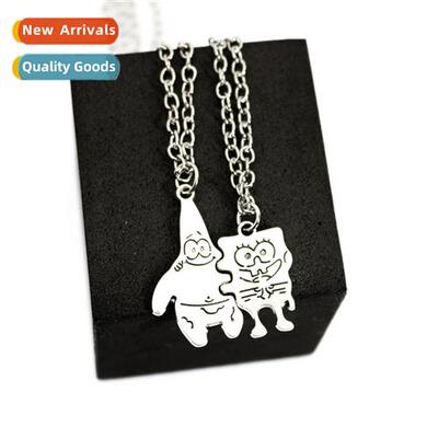 SpgeBob SquarePants Patrick Couple Necklace Hundreds  men an