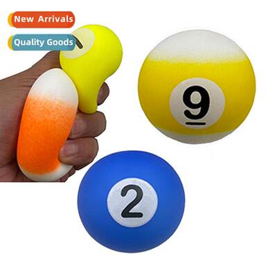 TPR vent flour ball decompressi billiard toys extrusi pool b