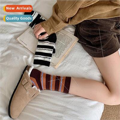 Mirador color matching Korea fashion tide socks women autumn