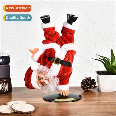 New Christmas decorations electric upside down dancing Santa