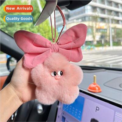 Cute star pig otter rabb doll car hanging rearview mirror de