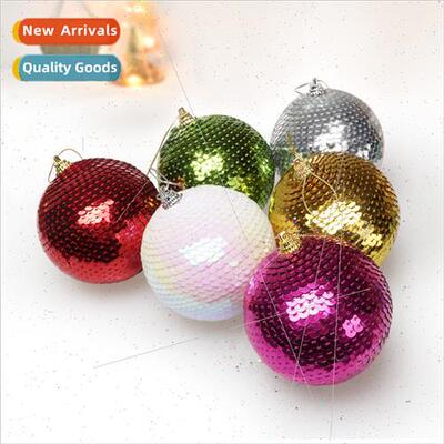 8cm Christmas ball sequins ball Christmas decoration decorat