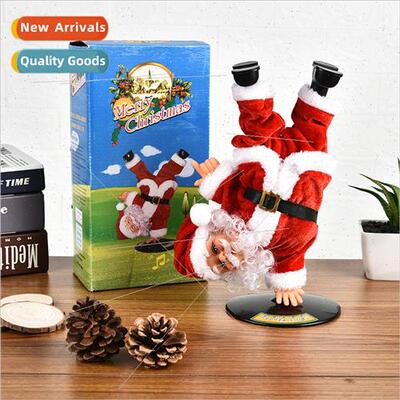 New Christmas decorations electric upside down dancing Santa
