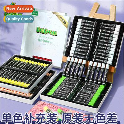 Dancolin Heavy Color Oil Paint Stick Soft ngle Oil-based Bla