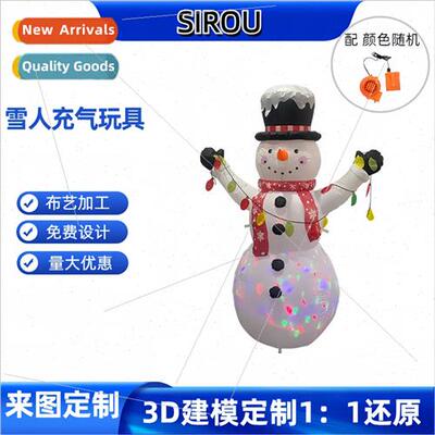 Christmas Dazzle ghts Snowman Inflatable Clothing Stage Perm