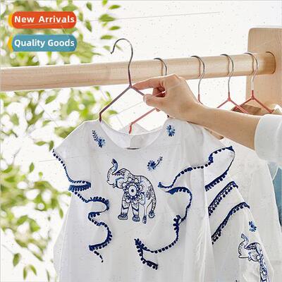 Morandi Anti-slip Clothes Rack Metal Dipped Plastic Anti-sli