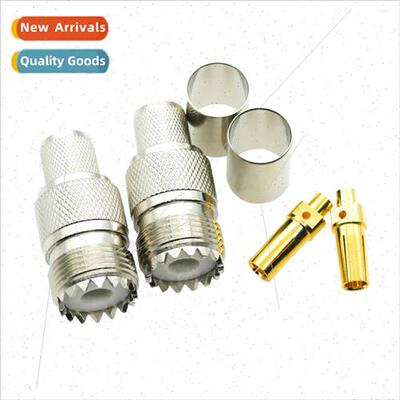 Coaxial RF connectors UHF female crimp 50-7 wire LMR400 7D-F