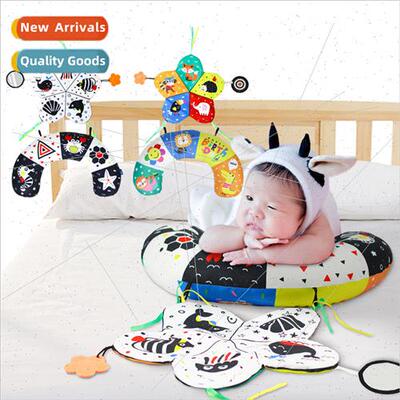 Baby crawling blanket plopping pillow practice head up toys