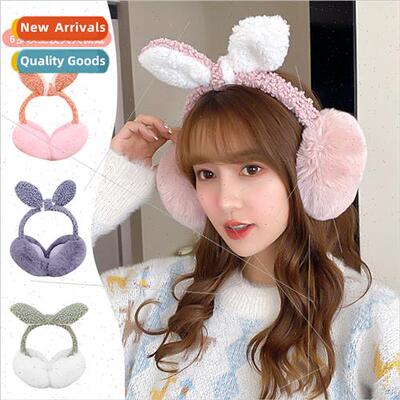 Winter Korea  cold ear muffs ladies cute hair bear muffs ear
