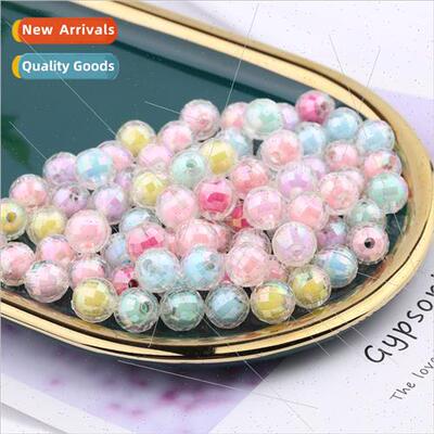 diy handmade beading material package 8mm96 cut surface insi