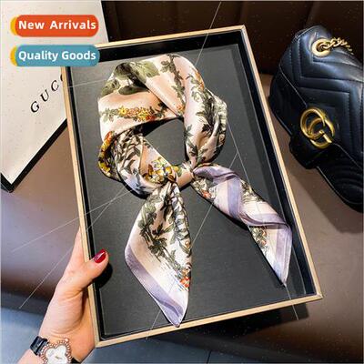 Korea  summer thin mulberry silk silk scarf thin fall winter