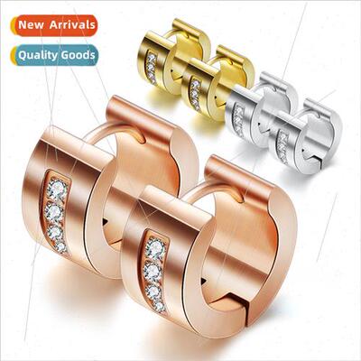 ins Korea hundred star half round single row set zirconium e