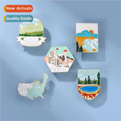 New creative sunset river building logo cartoon fashion anti
