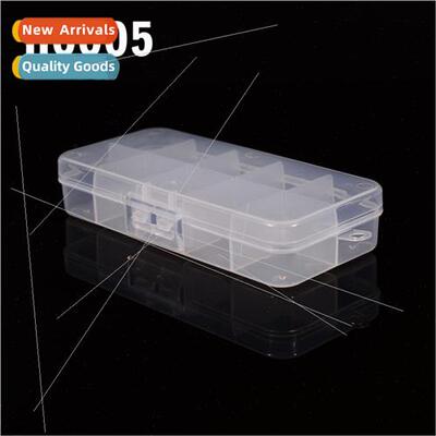 10 compartments transparent plastic fishing tackle box ba fa