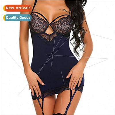 2022 Erotic ngerie Sexy Stch Modal Pajamas Ladies Garter Set