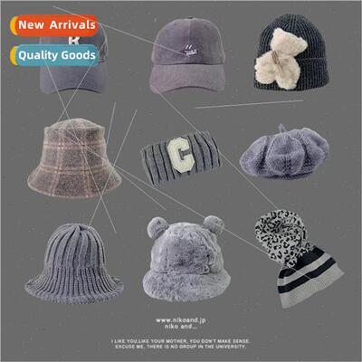 Gray hat Korea applique baseball cap female couples hundred