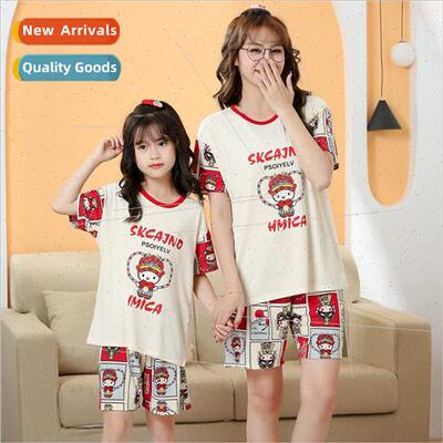 Summer new parent-child clothing mother-daughter casual ice