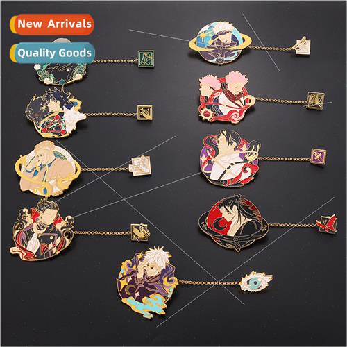 Spellback Battle Brooch Gojo Goho Black Wheeler Dog Rolling