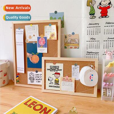 Ins wind cork board message board hanging student dormory si