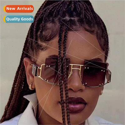 2130 new square large frame sunglasses 2019 fashion sunglass