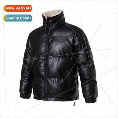 2023 fall winter leather jacket men American retro nd workwe