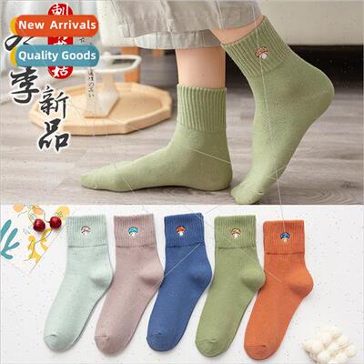 Socks women mid-calf stockings fall winter ins Japanese Hara