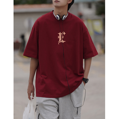 GRINGH1928悟空有货GOODBAI第四十九天jmhomme纯棉大码短袖T恤男