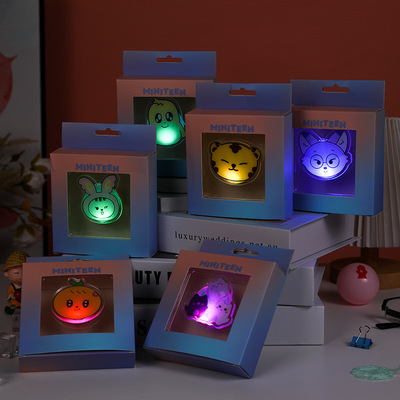 SVT17 Miniteen卡通发光亚克力胸针周边同款文俊辉徐明浩尹净汉