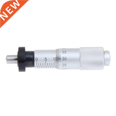 Silver Range 0-13mm Round Needle Type Measure Tool Knurled A