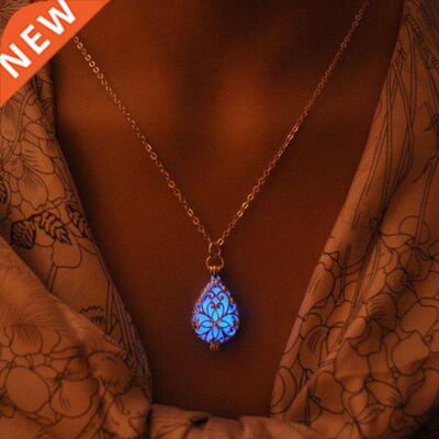 1 PCS Dark Luminous Necklaces Chain Necklace Glowing in Dark