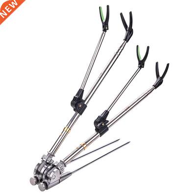 Adjustable Fishing Rod Bracket for Two Rods Holder Rack Pole