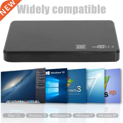 2.5 nch Hard Drve Box SATA USB 2.0 Portable Tool Free SSD
