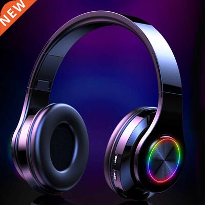 Bluetooth Headset Wireless Headphones Foldable HiFi Stereo E