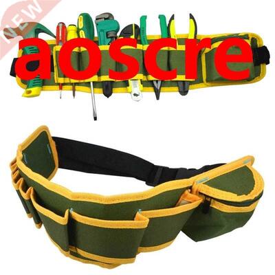 Electricians Adjustable Waist Pocket Tool Belt Bag Hammers P