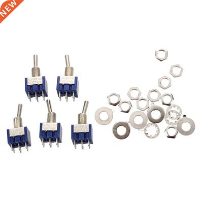 5pcs 3 Position 2P2T DPDT ON-OFF-ON Miniature Mini Switch