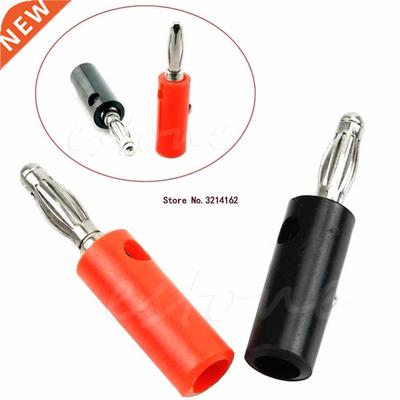 Adaptateur 10pcs Speaker Wire Fiche banane Connecteurs 4mm R