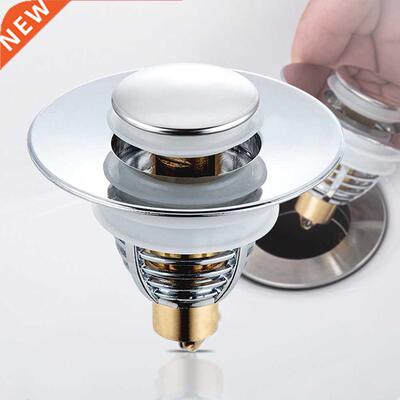 Stainless Steel Pop-Up Bounce Core Basin Drain Filter Anti-C