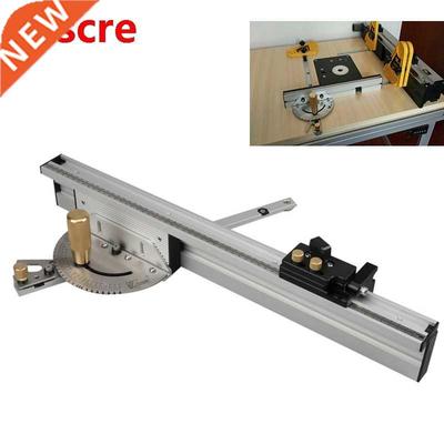 Miter Gauge + Aluminium Fence 450mm + Flip Stop, Brass/Alumi