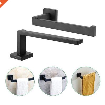 Bathroom Accessories Black Robe Hook Towel Rail Bar Rack Bar
